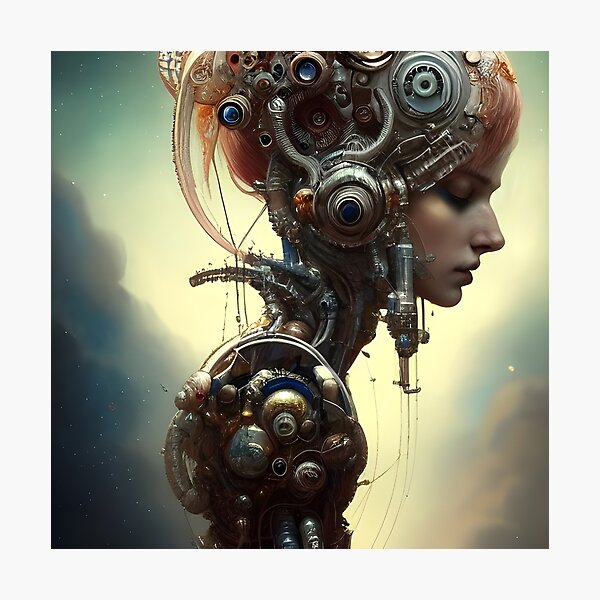 "Cosmic Cyborg" Photographic Print for Sale by GothicArtistry | Redbubble
