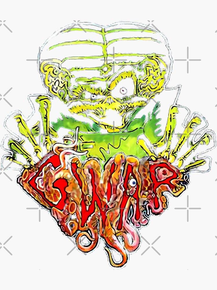 "The Story Of Gwar Band As Told In 10 Photos" Sticker for Sale by ...