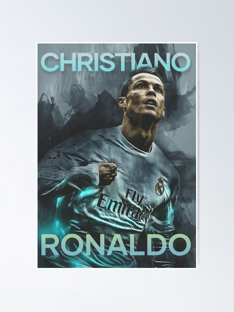 "Christiano Ronaldo Painted Abstract Poster" Poster for Sale by anarki1 ...