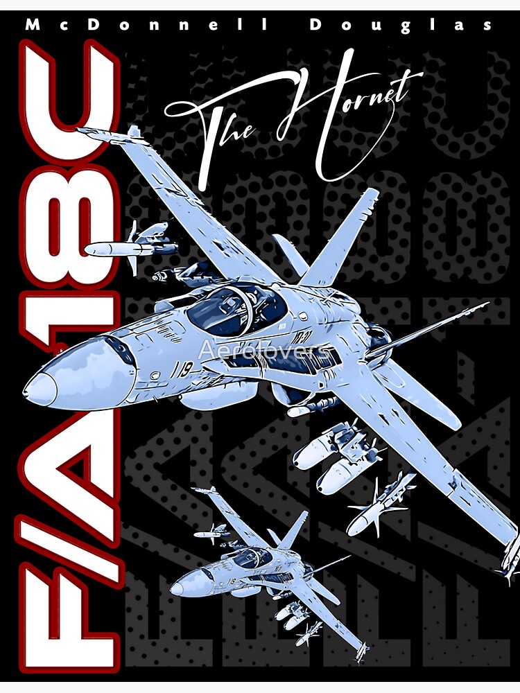 "F/A-18C The Hornet Us Air Force Fighterjet" Sticker for Sale by ...