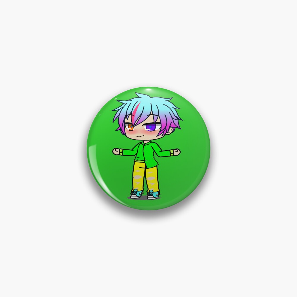 "Gacha club guy. Stylish boy with red and blue colored eyes. Boy with a ...