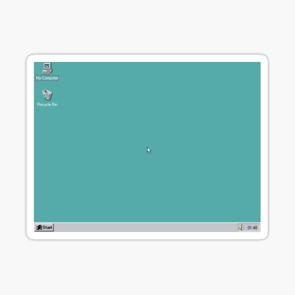 "Windows 95 Desktop" Sticker for Sale by Spider-Mayne | Redbubble