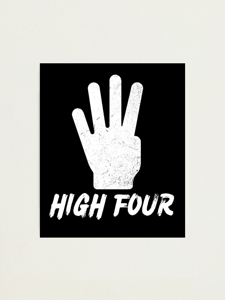 "High Four, Funny Finger Amputee Gift (Dark Amputee Humor ...
