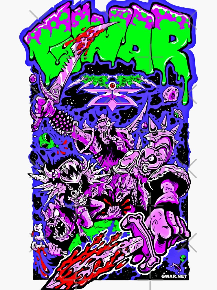 "Understanding The Background Of Gwar Band" Sticker for Sale by ...