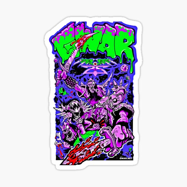 "Understanding The Background Of Gwar Band" Sticker for Sale by ...