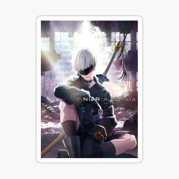 "Nier Automata Anime" Sticker for Sale by SeerEmperor | Redbubble