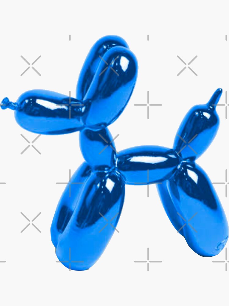 "Blue Preppy Balloon Dog" Sticker for Sale by brookiecookie37 | Redbubble