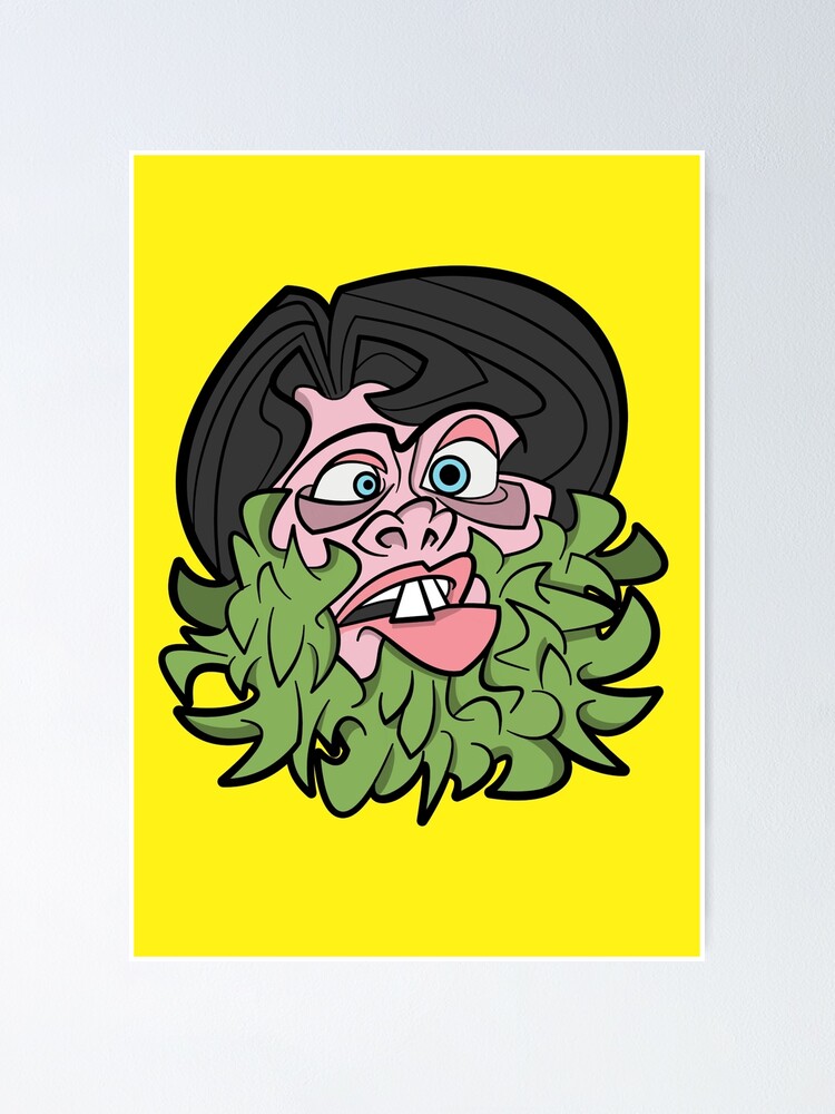 Póster «Caricatura de 'Meteor S**t' de la ilustración de Jordy Verrill ...