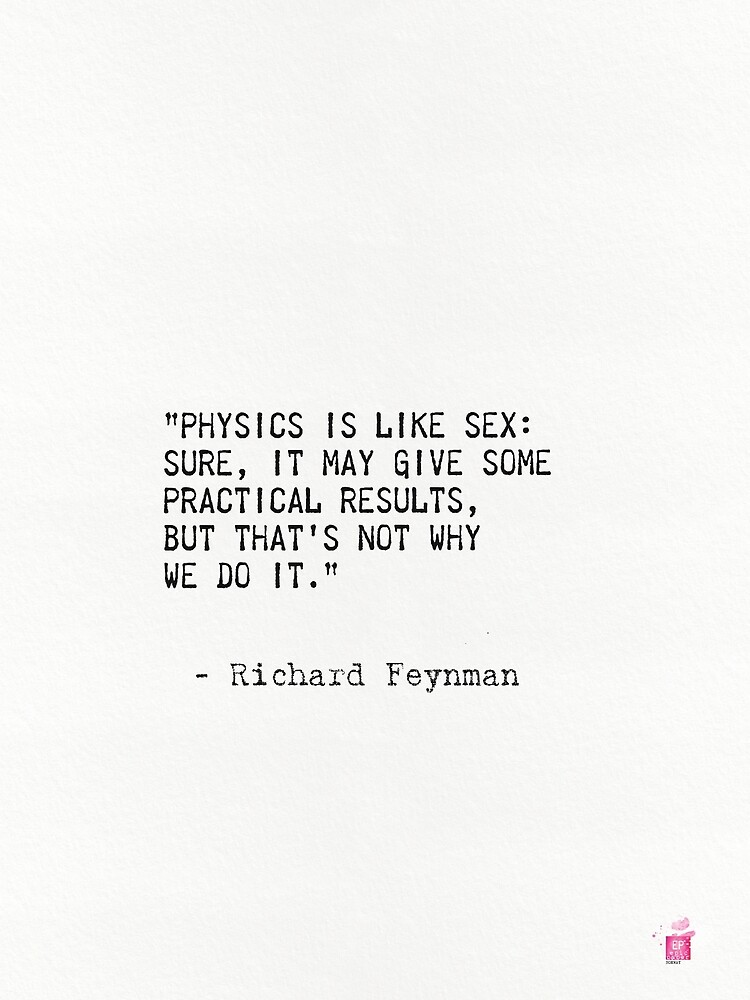 Richard Feynman quote Premium Matte Vertical Poster sold by Skid ...