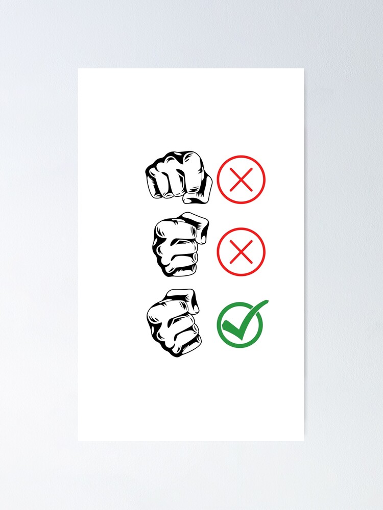 "Wing Chun Fist" Poster for Sale by Rob-Ley-Academy | Redbubble