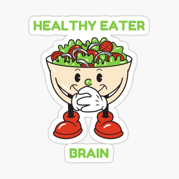 "Healthy Eater - Healty foods healthy life" Sticker for Sale by ...