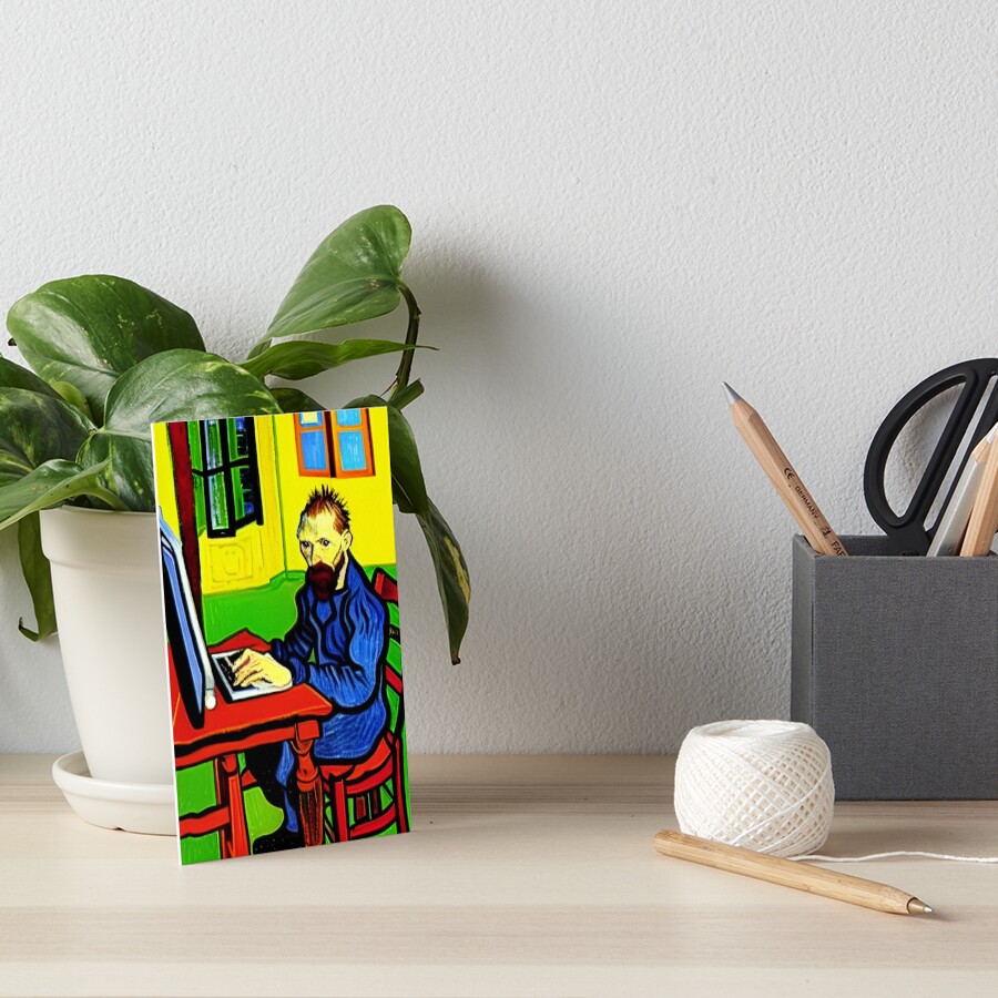 "Vincent van Code (#01) van Gogh programmer [Create a set!]" Art Board ...