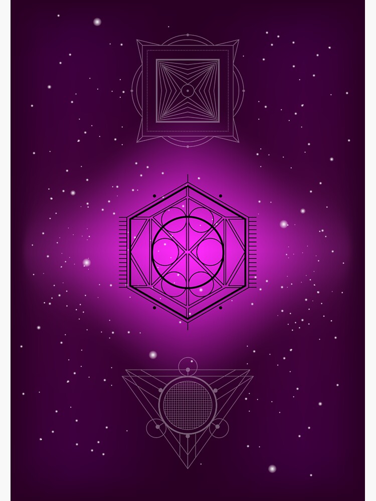 "Geometry ash and black pattern, in astrology, purple gradient, black ...