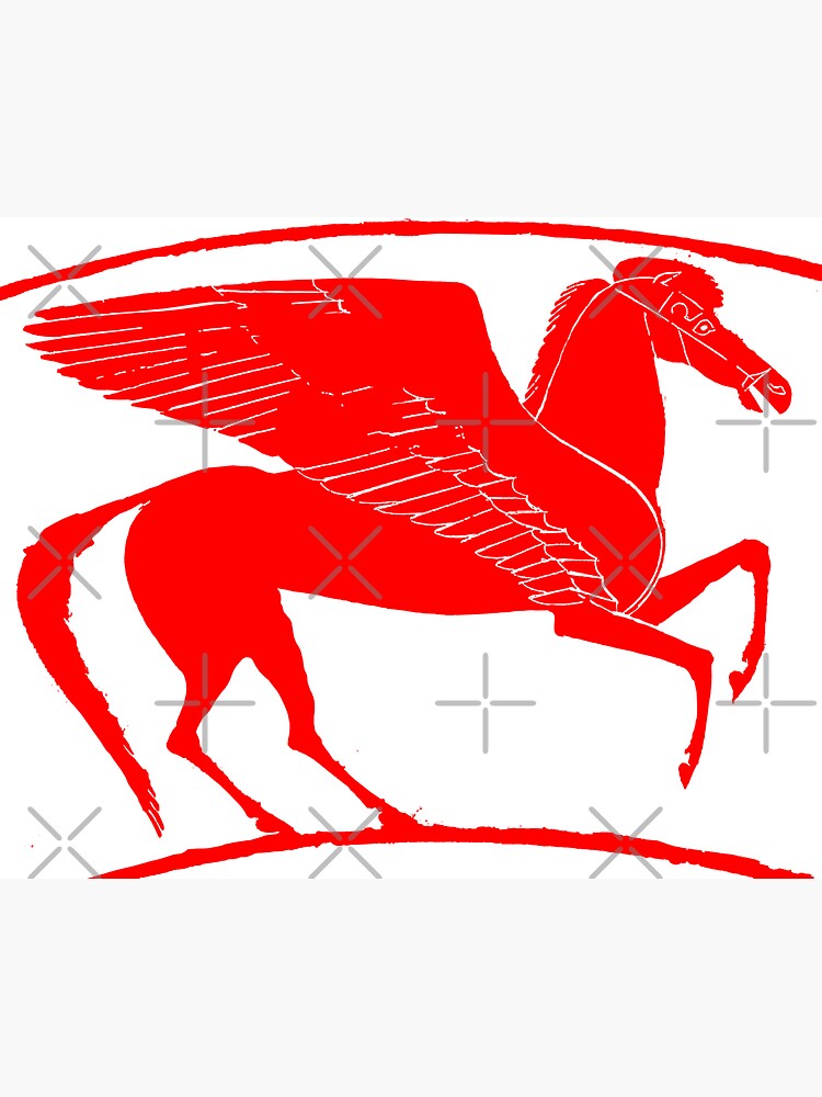 "Pegasus on Acient Greek Cup" Sticker for Sale by technai | Redbubble