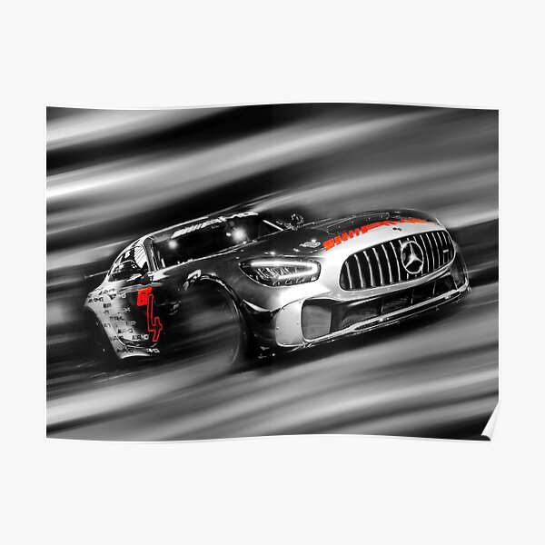 "Mercedes AMG" Poster for Sale by Glineur | Redbubble