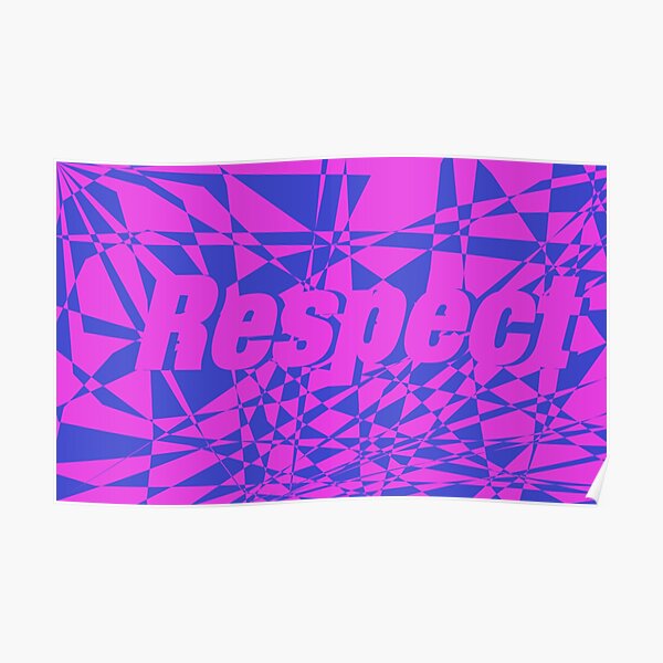 "Respect Italia pink and blue " Poster for Sale by stamin54 | Redbubble