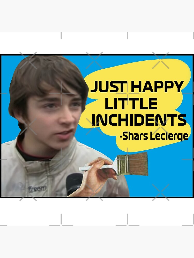 "Inchident- Charles Leclerc" Poster for Sale by hausmakes | Redbubble