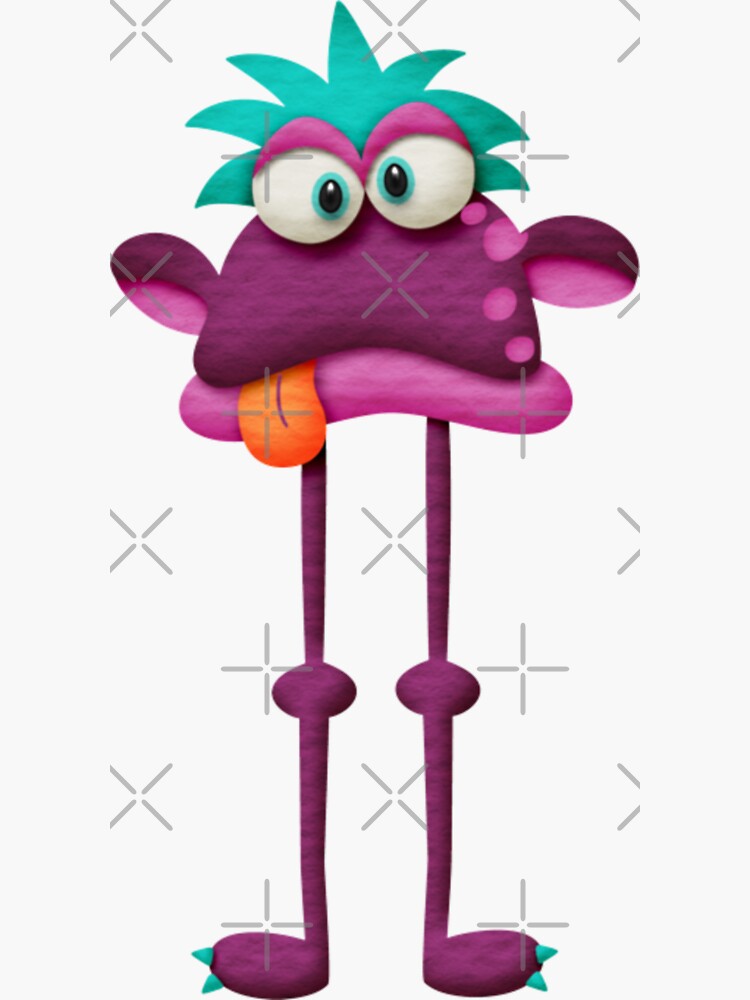 "EeeeeK! Monsters" Sticker for Sale by shah299 | Redbubble