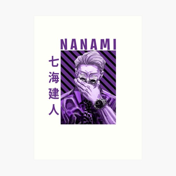 "nanami kento Jujustsu no kaisen" Art Print for Sale by Steven99Frank68 ...