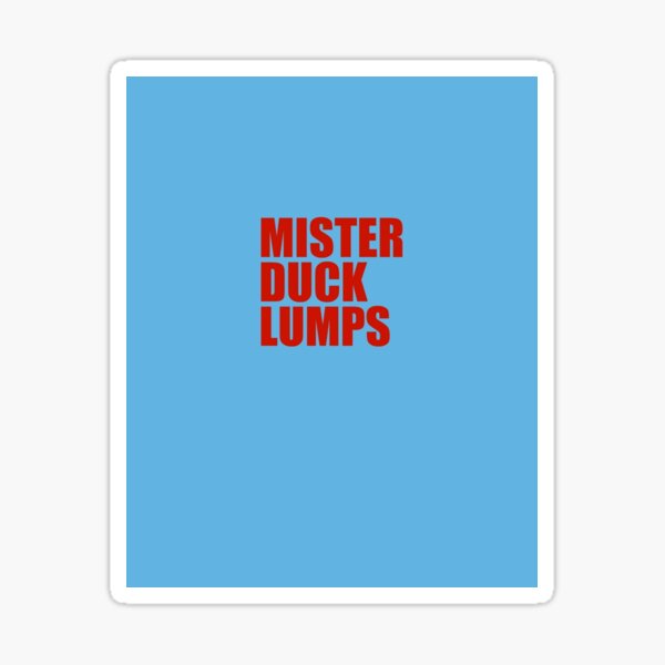 "iCarly Mister Duck Lumps Penny Tee Graphic " Sticker for Sale by ...