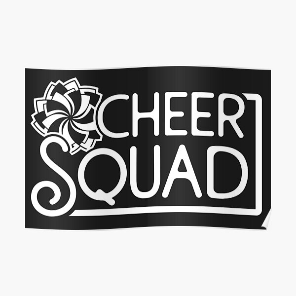 "Cheer Squad High School Cheerleading College Spirit Pom" Poster for Sale by MarkFiveDesign ...