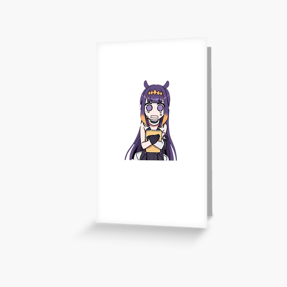 "Ninomae Inanis Ina'nis Peeker Hololive Tentacle girl" Greeting Card ...