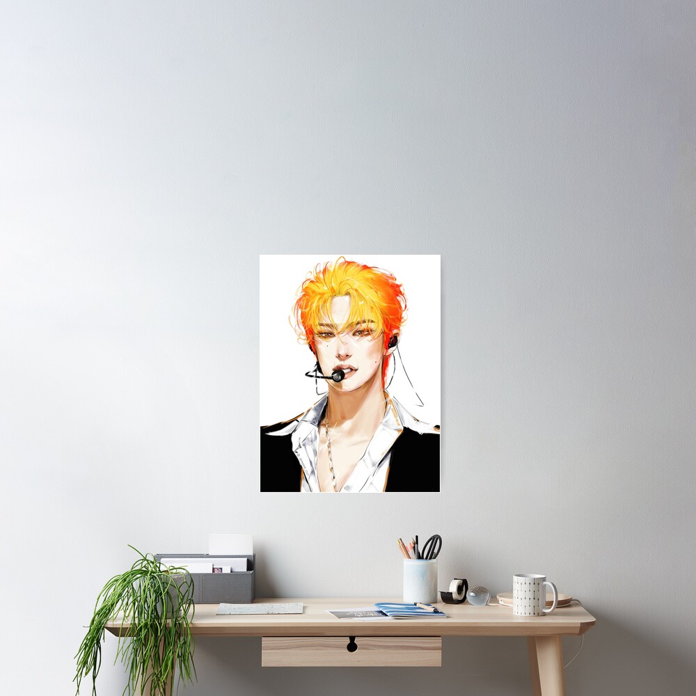 "MINGI (fire)" Sticker for Sale by moonii8 | Redbubble