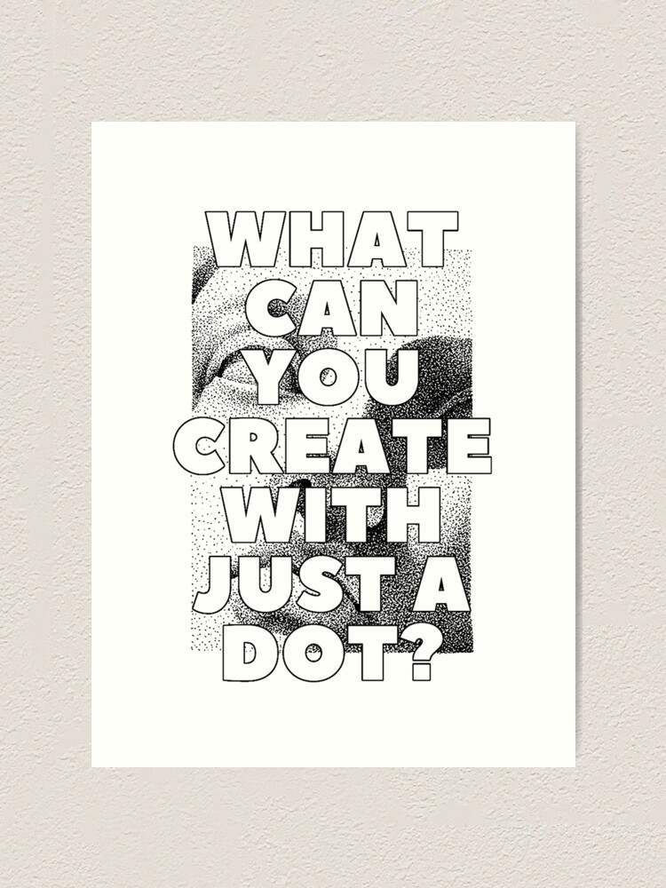 "WHAT CAN YOU CREATE WITH JUST A DOT? black white / Cool and Funny ...