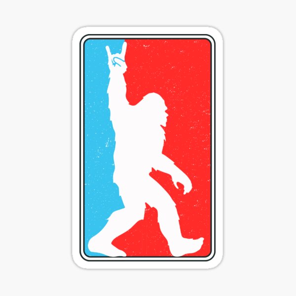 "Yeti Rocks the Devil Horns" Sticker for Sale by Corvette81 | Redbubble