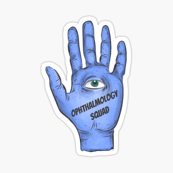 "Ophthalmology Squad Neon Doctor sticker" Sticker for Sale by Anne-and ...