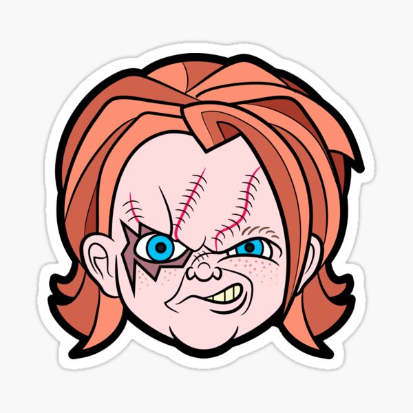 "Chucky Cartoon Illustration from Bride Of Chucky, 90s Horror Movies ...