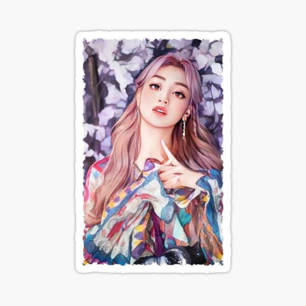 "Jihyo Digital Art Vector" Sticker for Sale by myusic | Redbubble