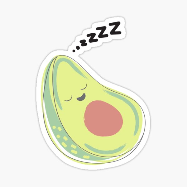 "Avocado sign" Sticker for Sale by Vixdgt | Redbubble