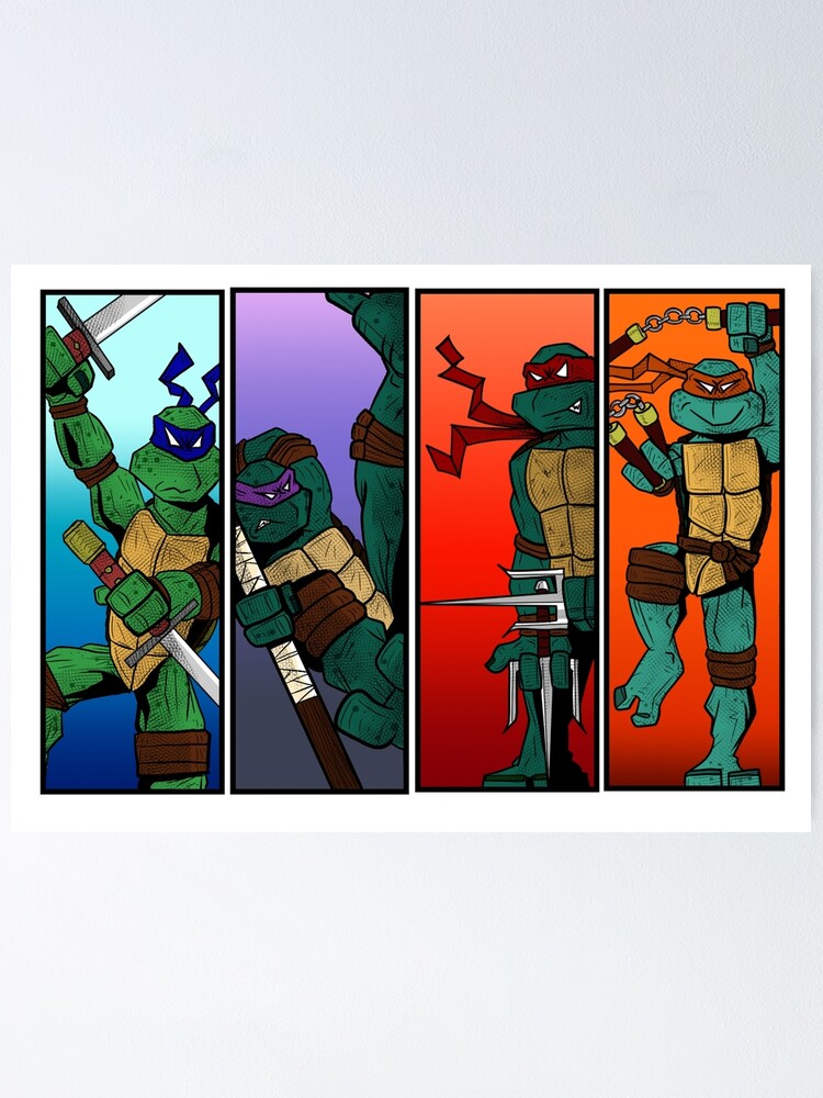 "TMNT Ready Up" Poster for Sale by Geek-Force | Redbubble