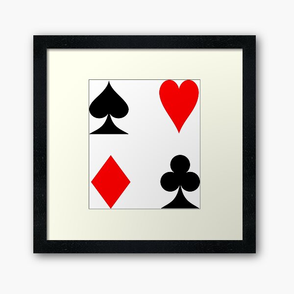 "Playing cards suit pips symbols - Spade - Heart - Diamond - Club ...