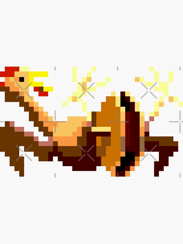 "Rubber chicken with pulley in the middle" Sticker for Sale by ertxyz ...