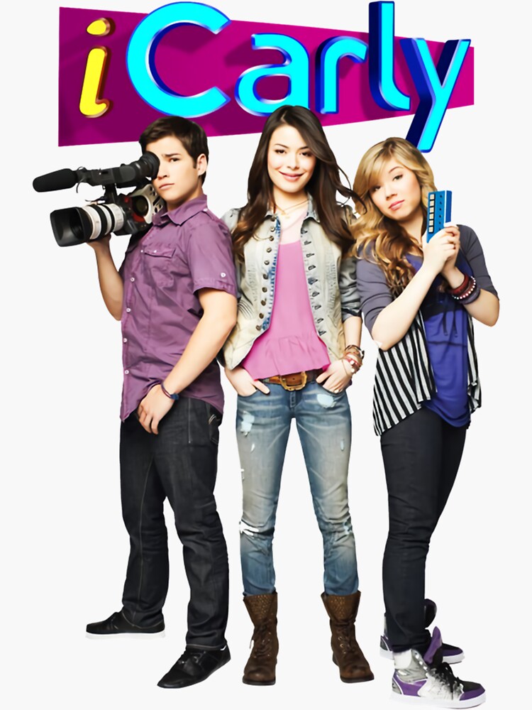 "iCarly " Sticker for Sale by Galiony | Redbubble