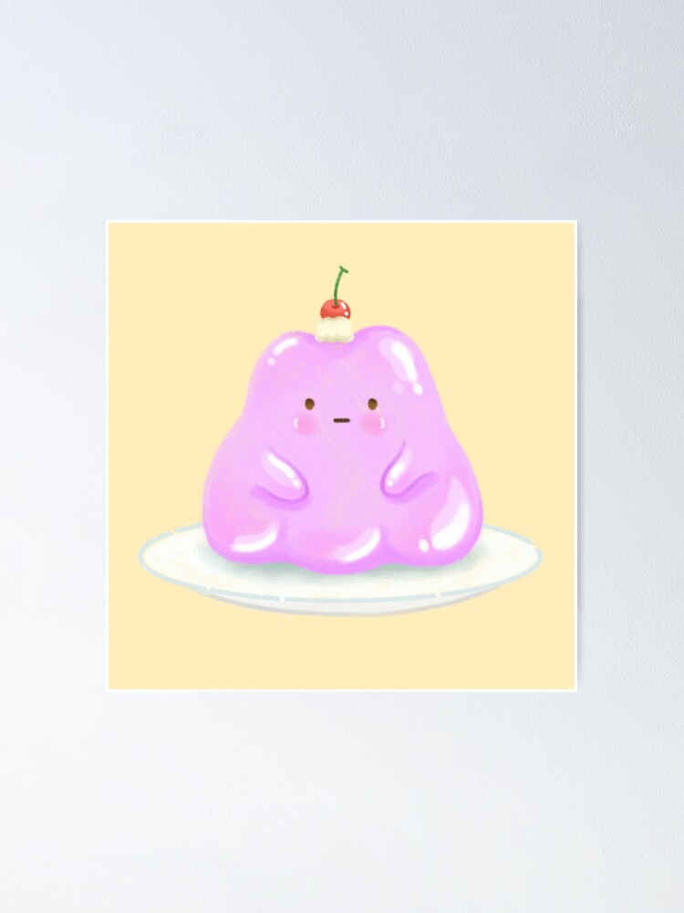 "Cute Jello" Poster for Sale by bebtoons | Redbubble