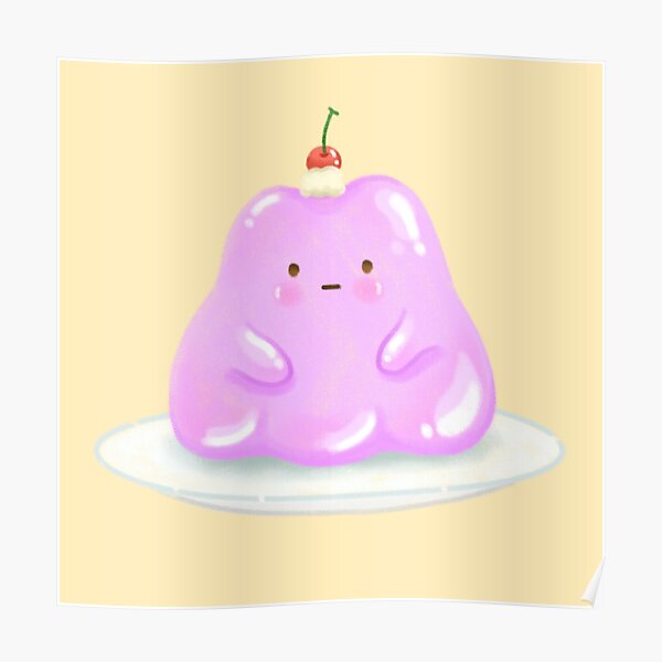 "Cute Jello" Poster for Sale by bebtoons | Redbubble