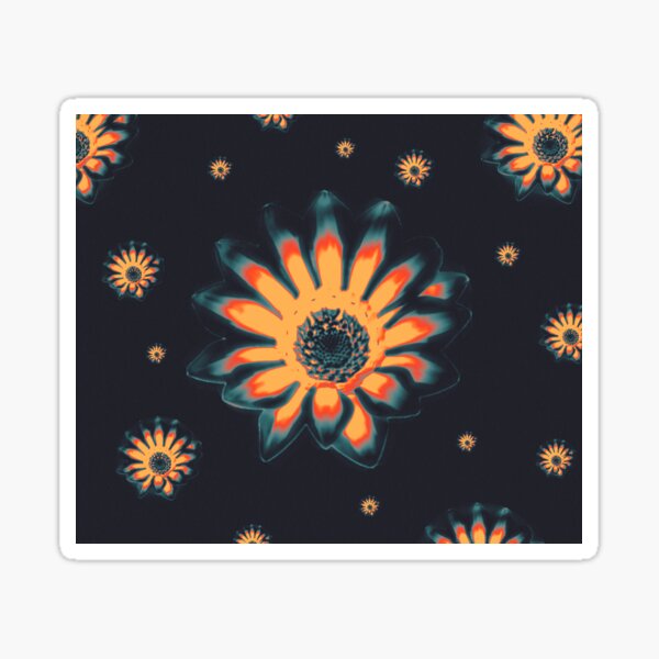 "Flowers Heatmap" Sticker for Sale by ncapturedmoment | Redbubble