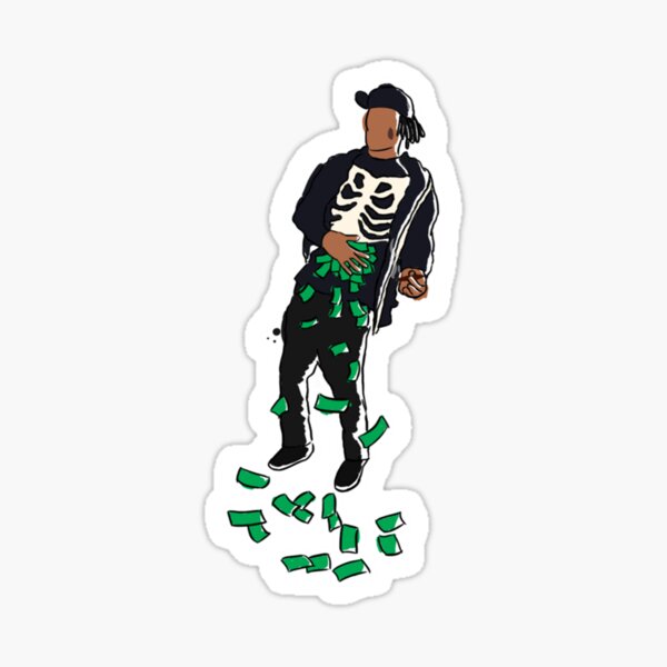 " Playboi Carti " Sticker for Sale by wiliamevanskate | Redbubble