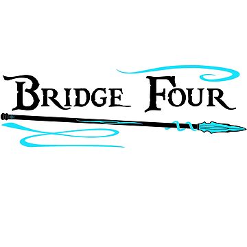 "Bridge Four (Black and Blue)" Sticker for Sale by Rwat-5 | Redbubble