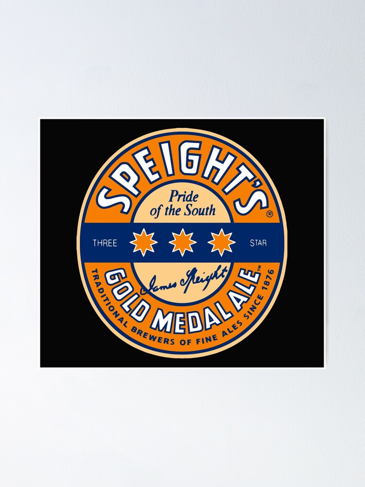 "Speights Gold Medal Ale" Poster for Sale by orcadogisland | Redbubble
