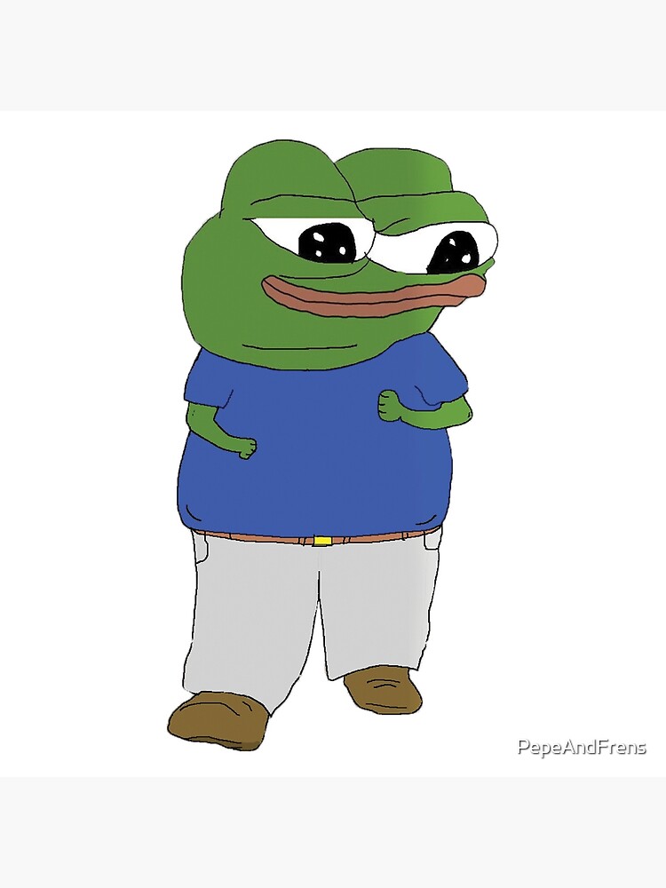 "Happy Walking Pepe the frog helper Apu - Meme" Poster for Sale by ...