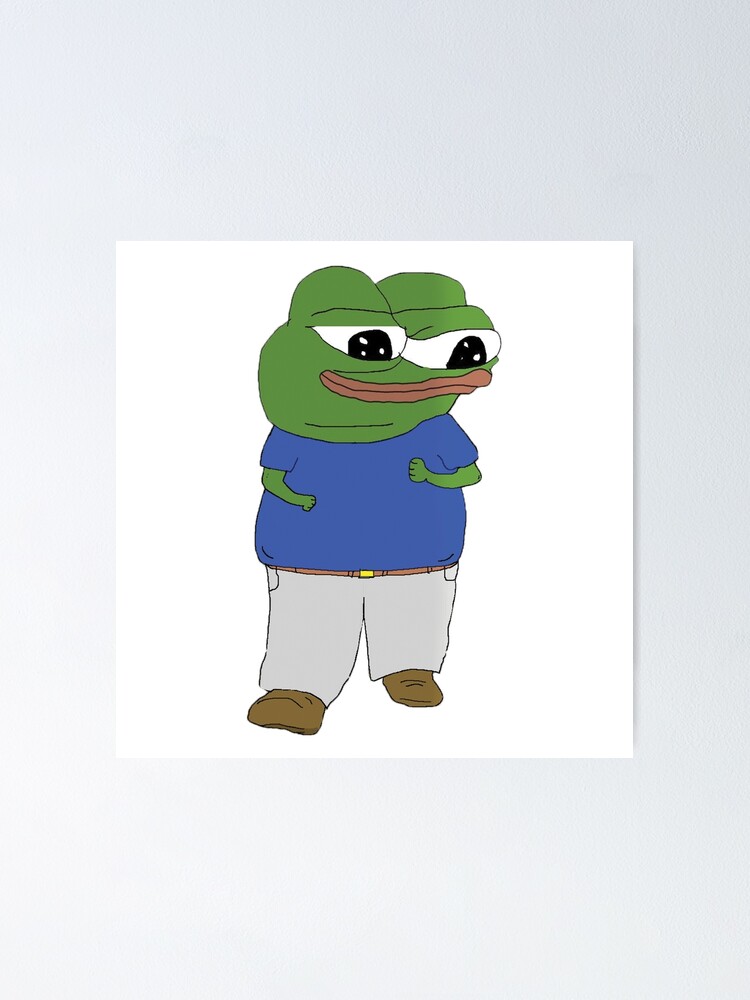 "Happy Walking Pepe the frog helper Apu - Meme" Poster for Sale by ...