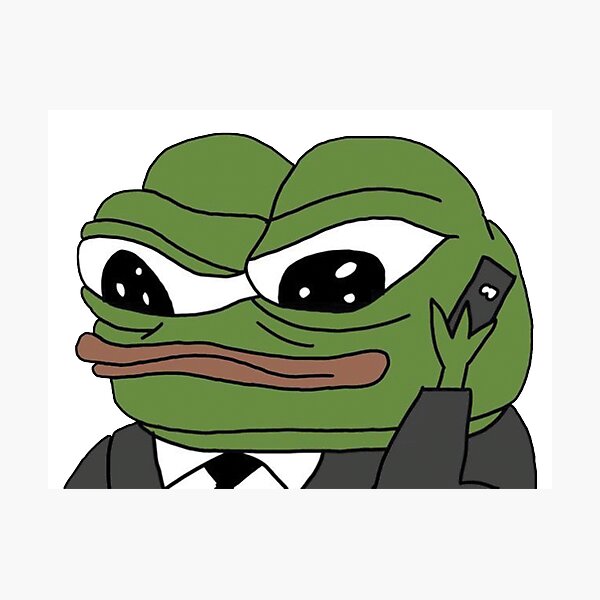 "Working Pepe the frog helper Apu - Meme" Photographic Print for Sale ...