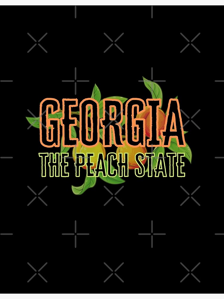 "Georgia | The Peach State | Peaches" Poster for Sale by State-Pride ...