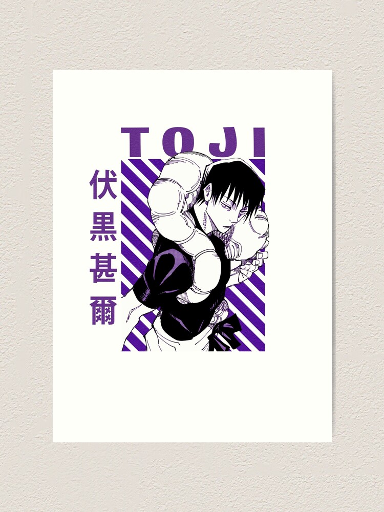 "toji fushiguro Jujustsu no kaisen" Art Print for Sale by ...