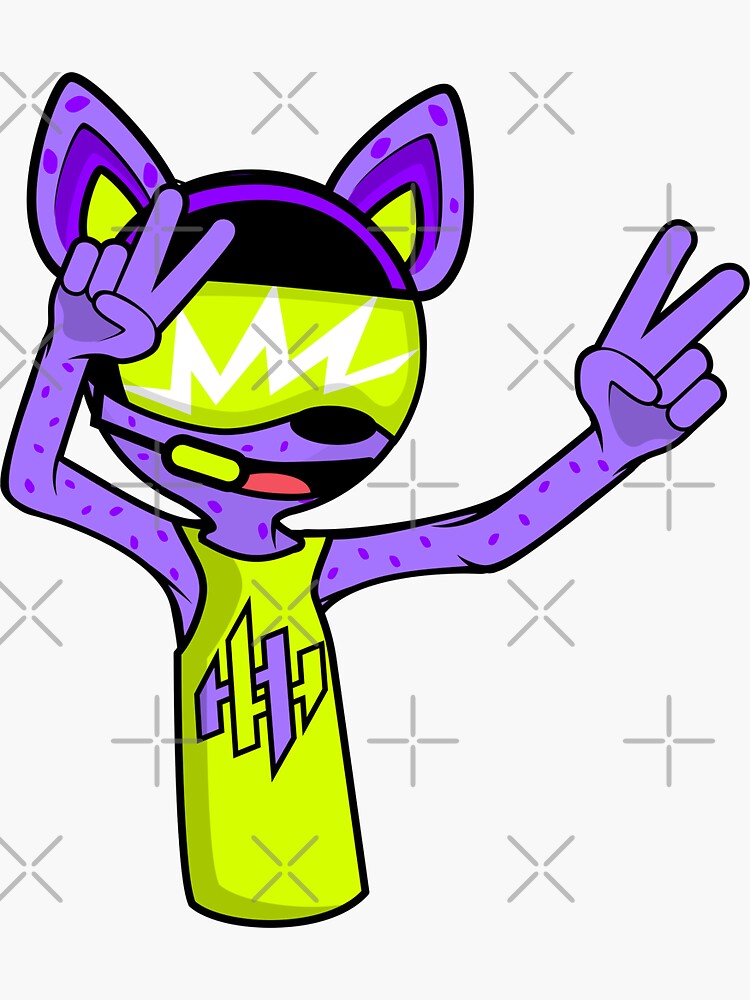 "Hyper Hyena with Super Sky Helmet" Sticker for Sale by MOULEOFFICIAL ...