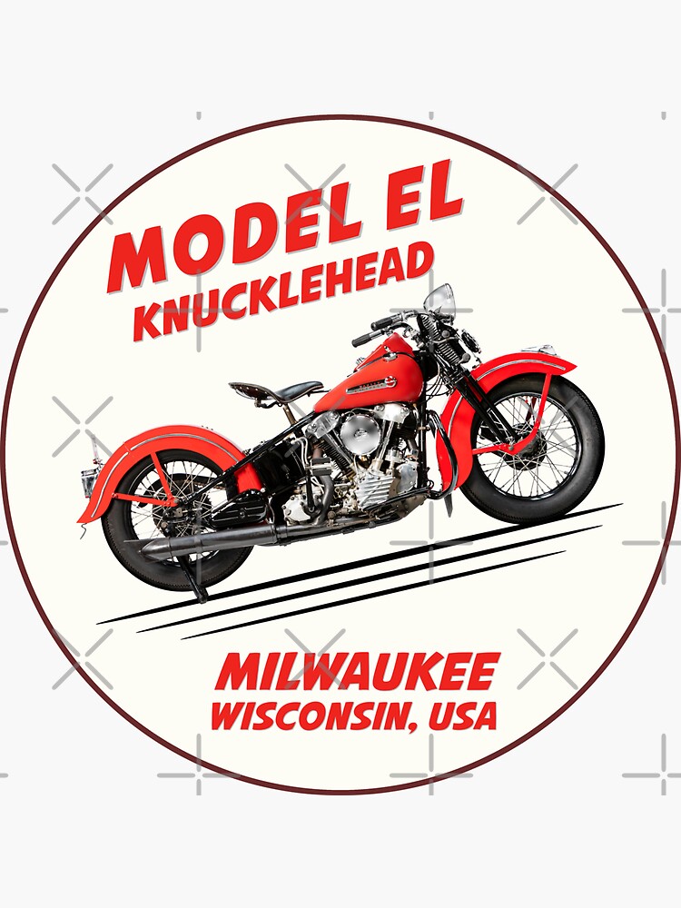 "The EL Knucklehead" Sticker for Sale by rogue-design | Redbubble